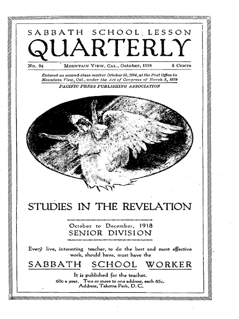 Quarterly: Sabbath School. Lesson | PDF | Last Judgment | The Gospel