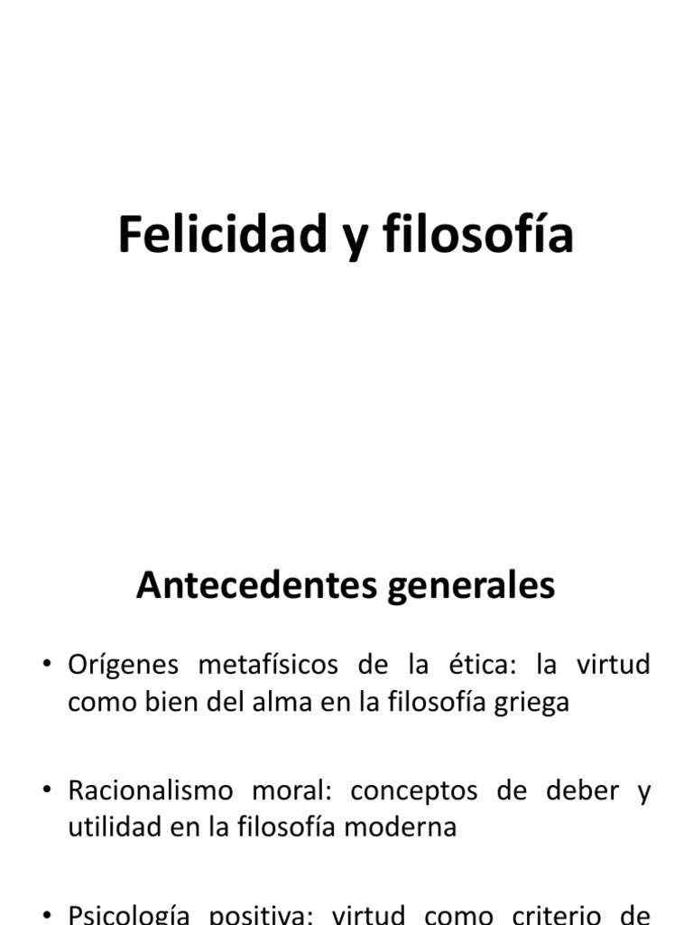 Felicidad y Filosofía | PDF | Estoicismo | Virtud