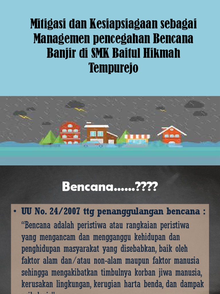Materi Penyuluhan Bencana | PDF
