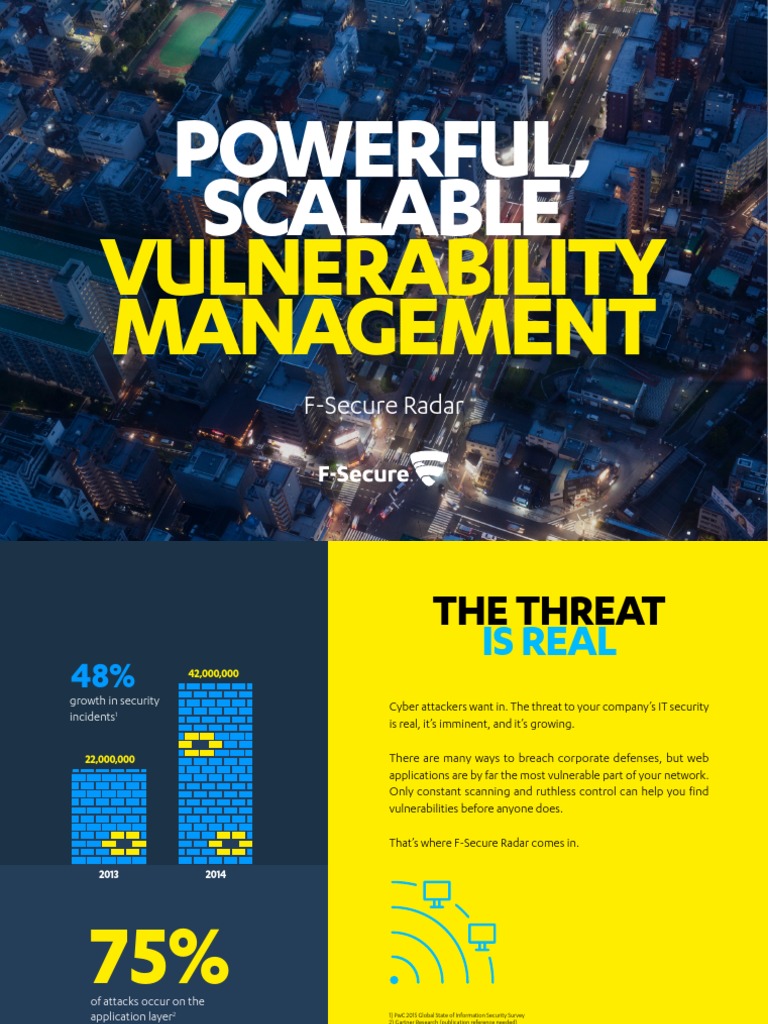 Powerful, Scalable: Vulnerability Management | PDF | Vulnerability (Computing) | Threat (Computer)