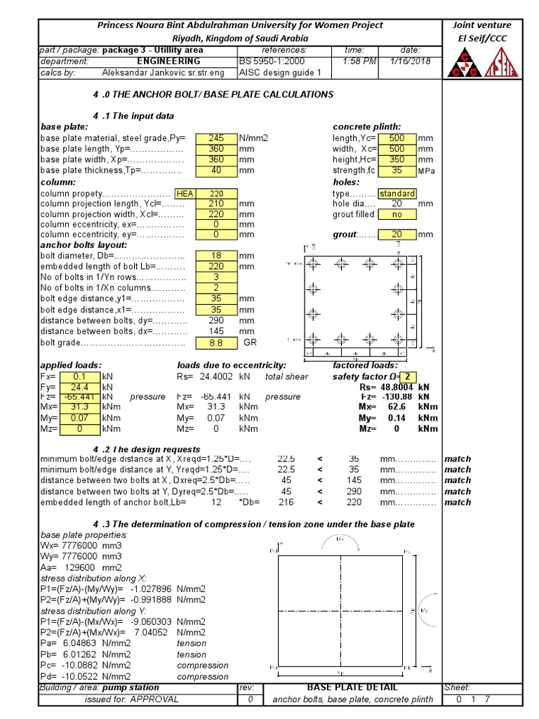 Base Plate | PDF | Screw | Mechanical Engineering
