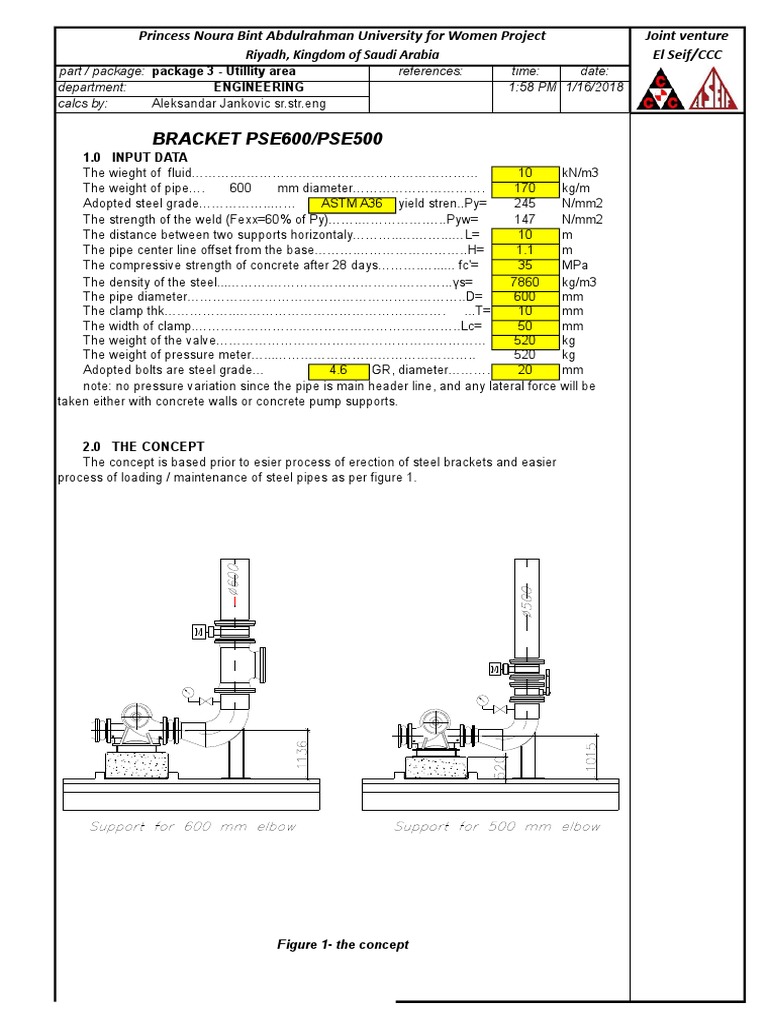 Elbow Support | PDF | Pipe (Fluid Conveyance) | Mechanical Engineering