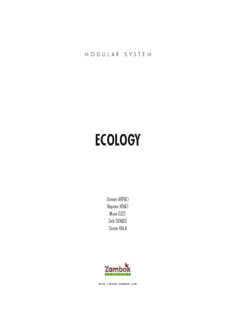 Ecology PDF | PDF | Ecology | Leaf