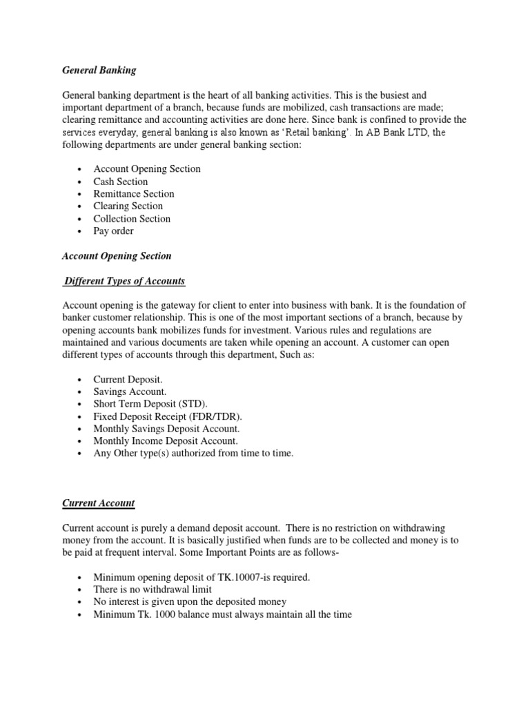General Banking | PDF | Clearing House (Finance) | Cheque