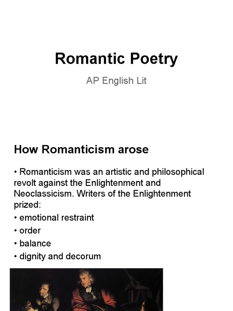 Romantic Poetry PDF | PDF | William Wordsworth | Samuel Taylor Coleridge
