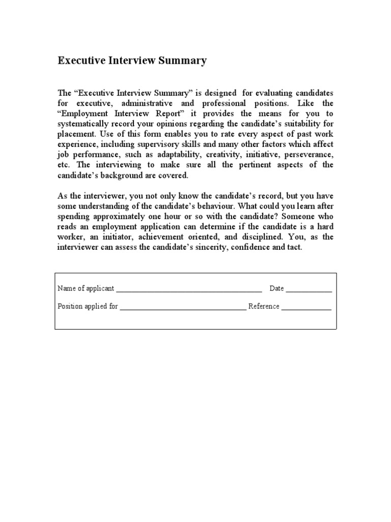 Interview Manual | PDF | Interview | Employment