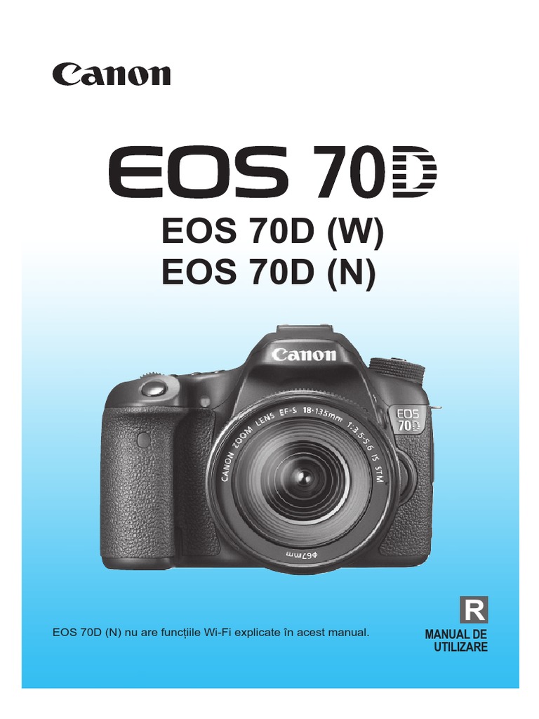 Manual Canon EOS 70D PDF | PDF