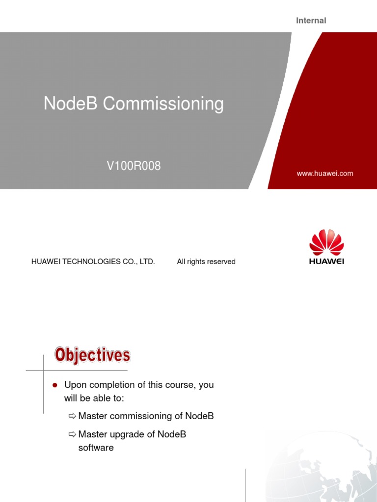 NodeB Commissioning Guide V100R008 | PDF | Ip Address | Communications ...