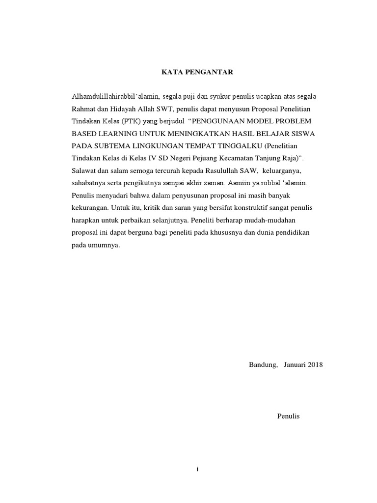 Proposal PGSD | PDF