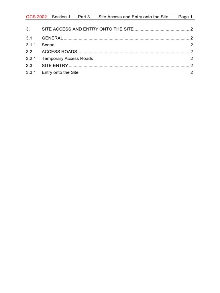 Site Access and Entry Requirements | PDF | Business