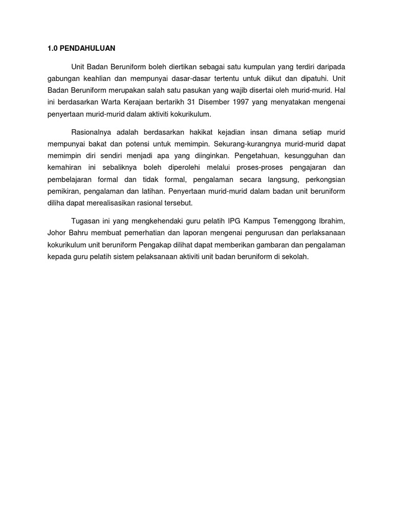 Assignment Pengakap IPG | PDF