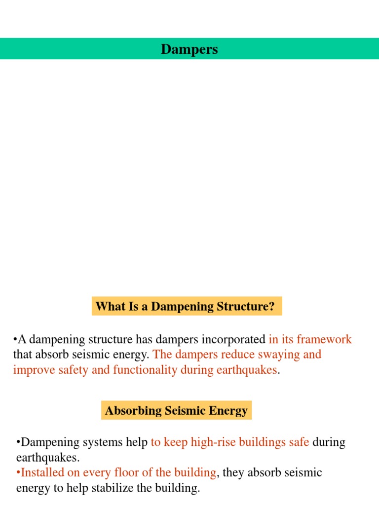 2 Damper | PDF | Framing (Construction) | Beam (Structure)