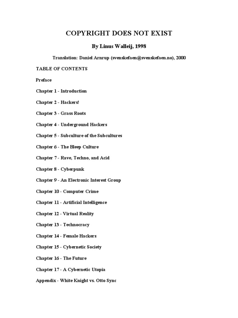 Copyright Does Not Exist | PDF | Hacker Culture | Microcomputers