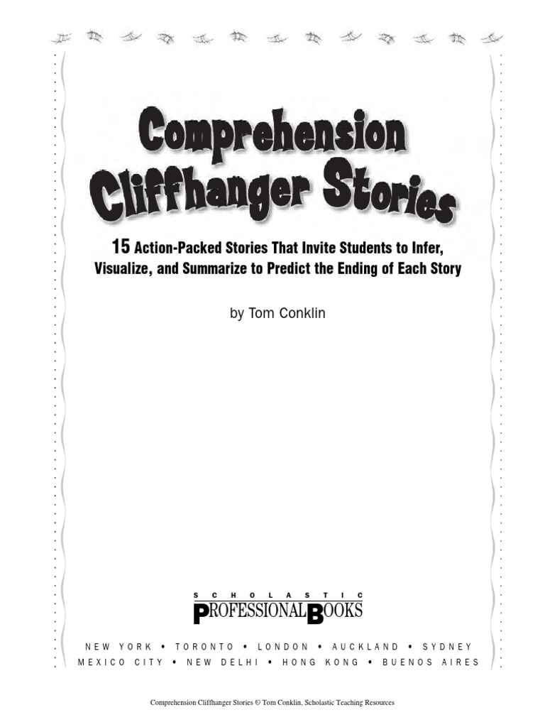 Comprehension Cliffhanger Stories | PDF | Reading Comprehension