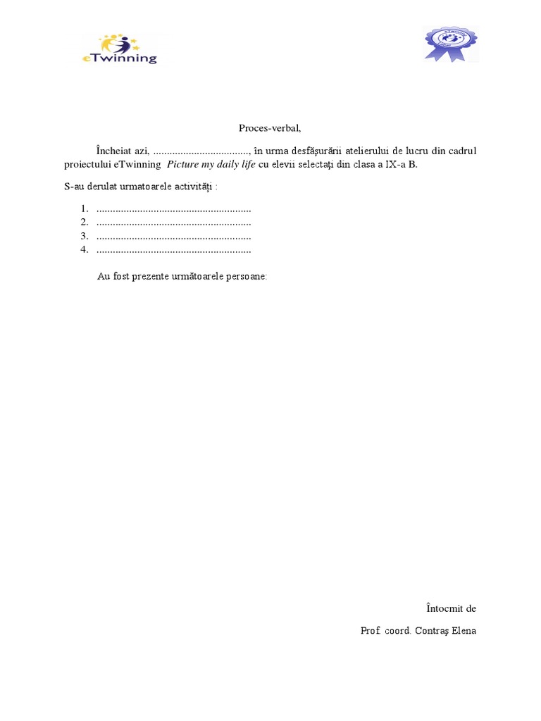Proces Verbal | PDF