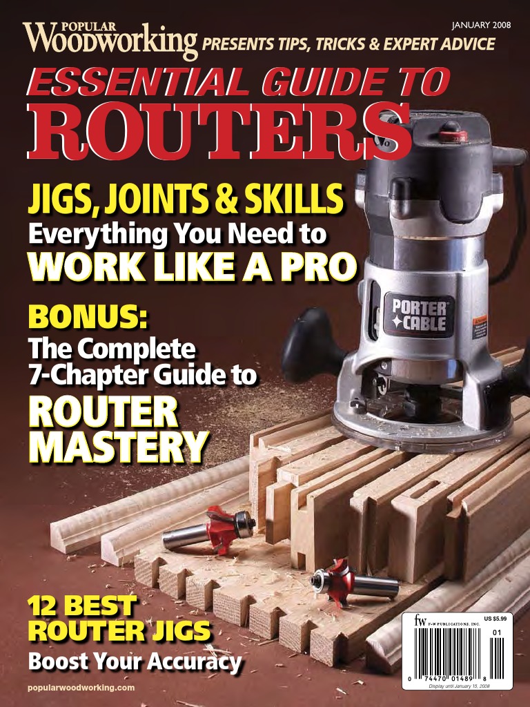 Popular Woodworking - Essential Guide To Routers PDF | PDF | Tools ...