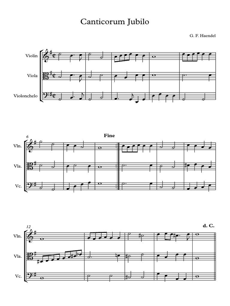 Canticorum Jubilo - Partitura Completa | PDF