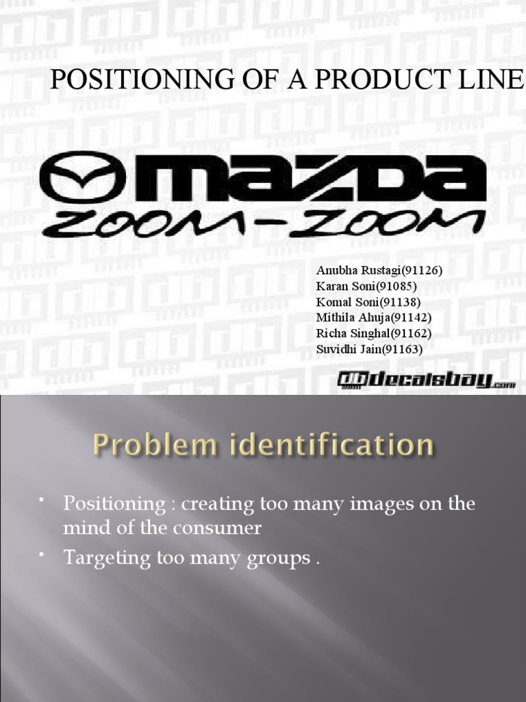 Positioning Mazda: Strategies for Effective Brand Positioning and ...