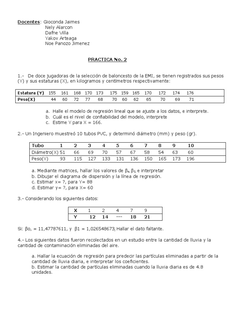 Practica 2 Estadistica | PDF | Probabilidad | Variable aleatoria