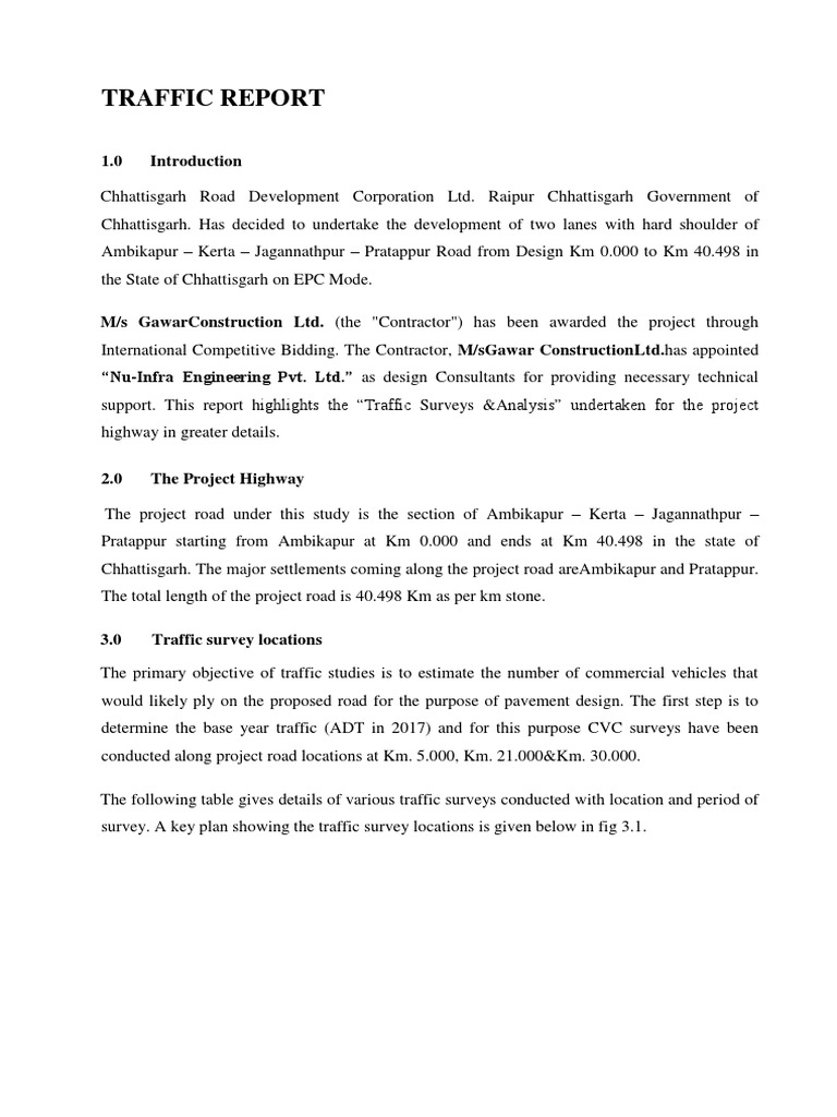 ..Traffic Report | PDF | Traffic | Truck