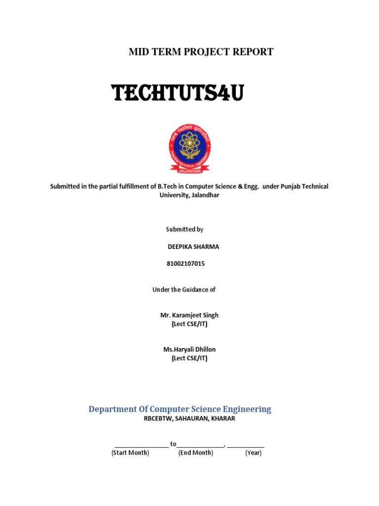 Mid Term Project Report | PDF | User (Computing) | Login