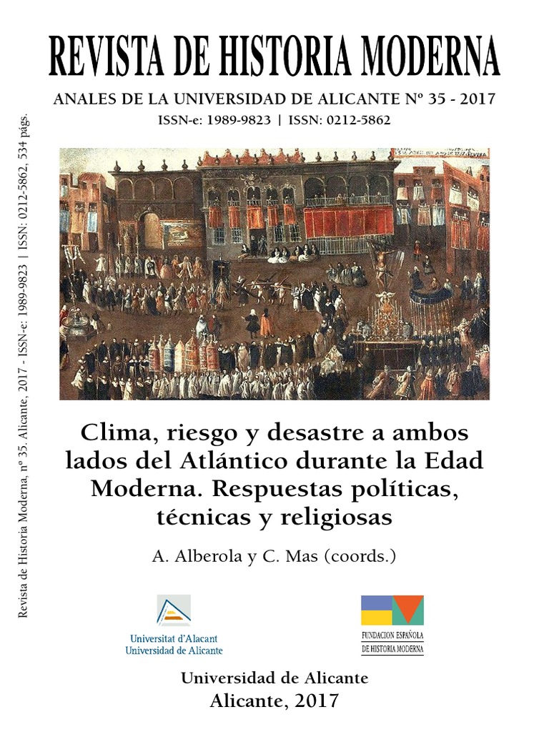 Revista de Historia Moderna 35 | Herida | Naturaleza