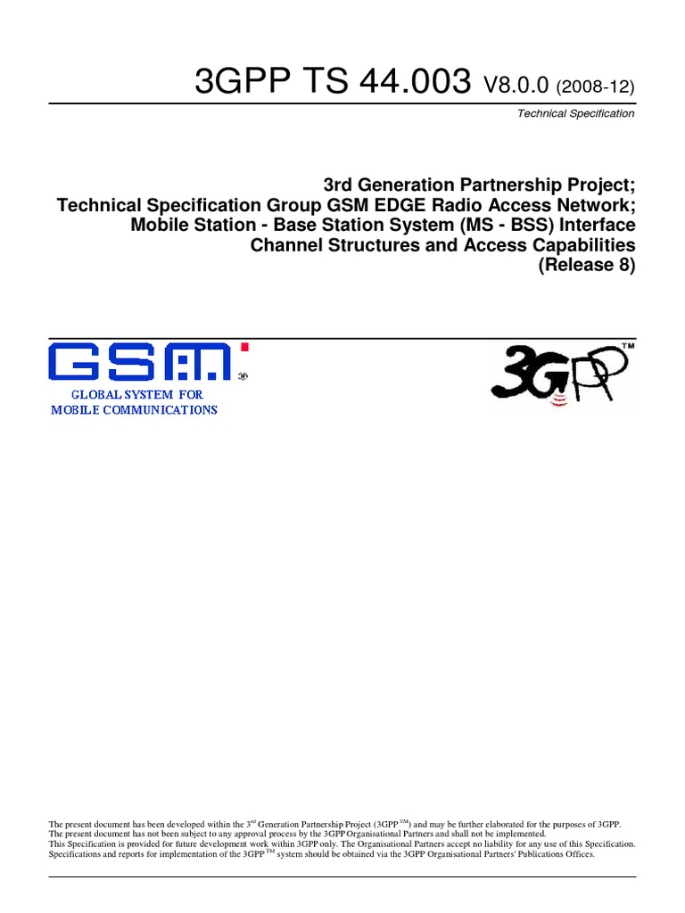 3GPP Document For Channels | PDF | 3 Gpp | General Packet Radio Service
