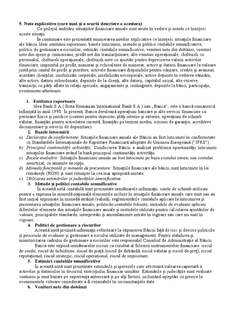 Note Explicative | PDF