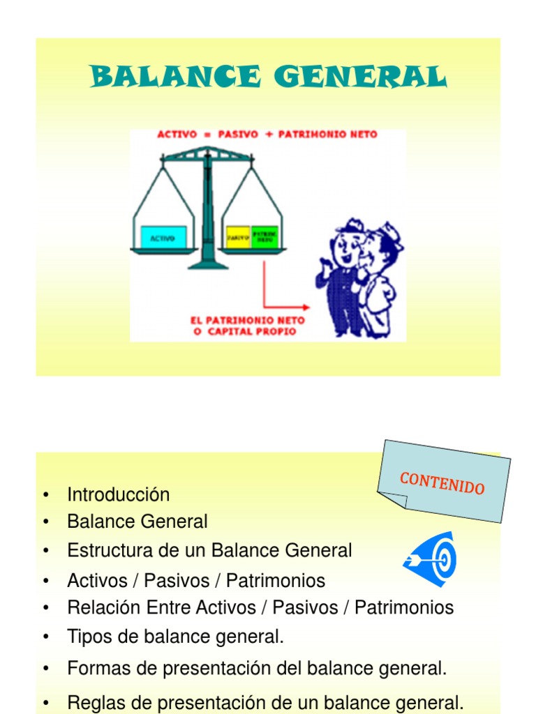 Balance General | PDF | Hoja de balance | Capital (economía)
