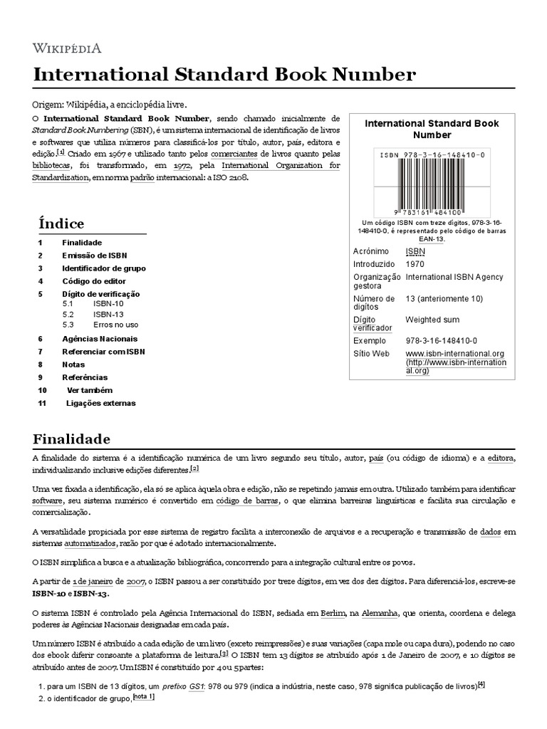 International Standard Book Number | PDF | International Standard Book ...