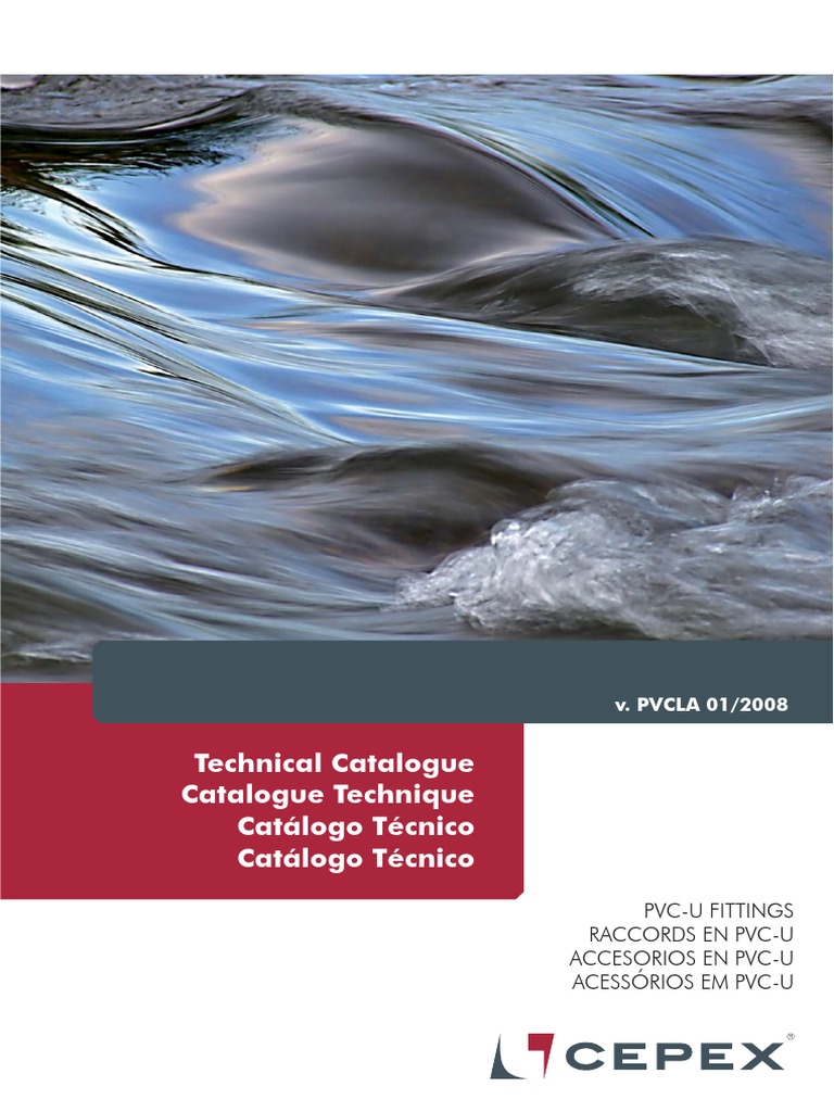 Catalogo Tecnico Accesorios PVC Cepex | PDF | Iso 9000 | Polyvinyl Chloride