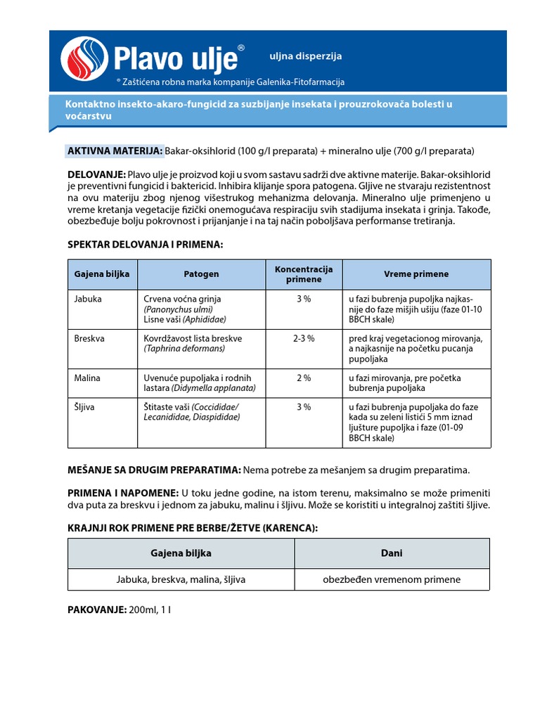 Plavo Ulje-Detalji PDF | PDF
