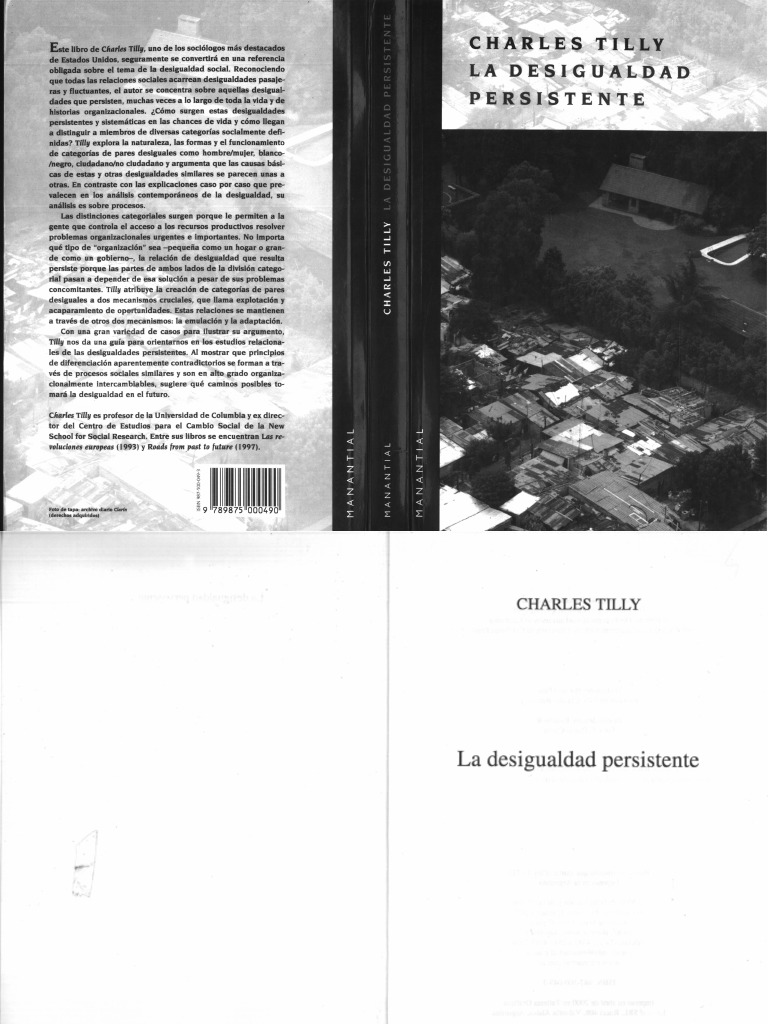 Tilly Charles - La Desigualdad Persistente PDF | PDF Tilly Charles - La Desigualdad Persistente PDF | PDF