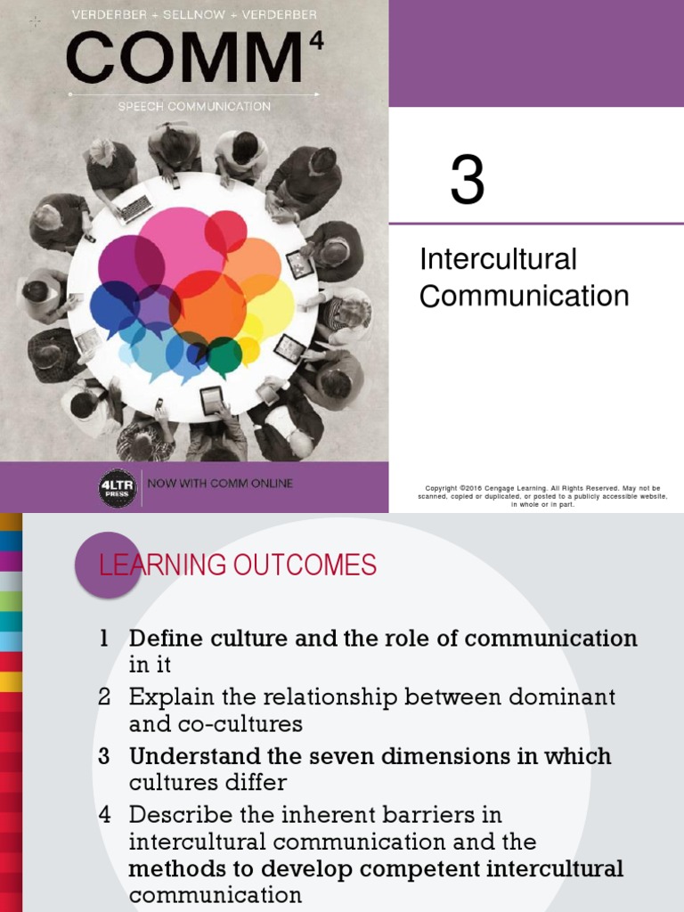 COMM4 VerderberSellnow Ch03 | PDF | Cross Cultural Communication ...
