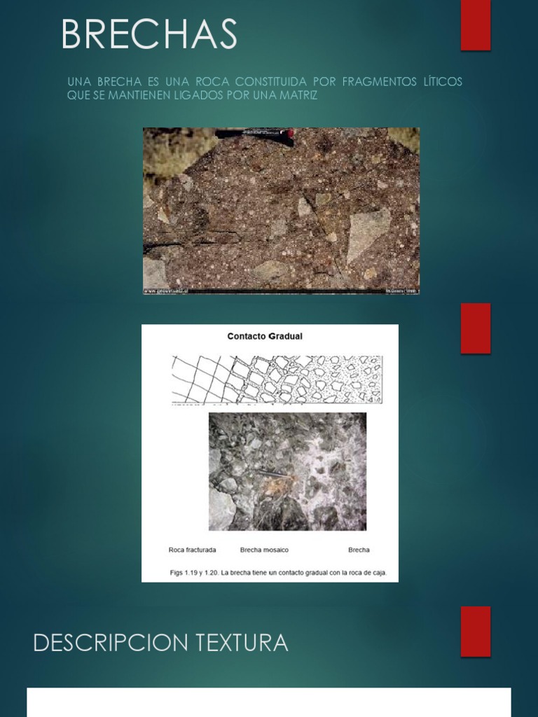 Brecha | PDF | Roca clástica | Roca (geología)