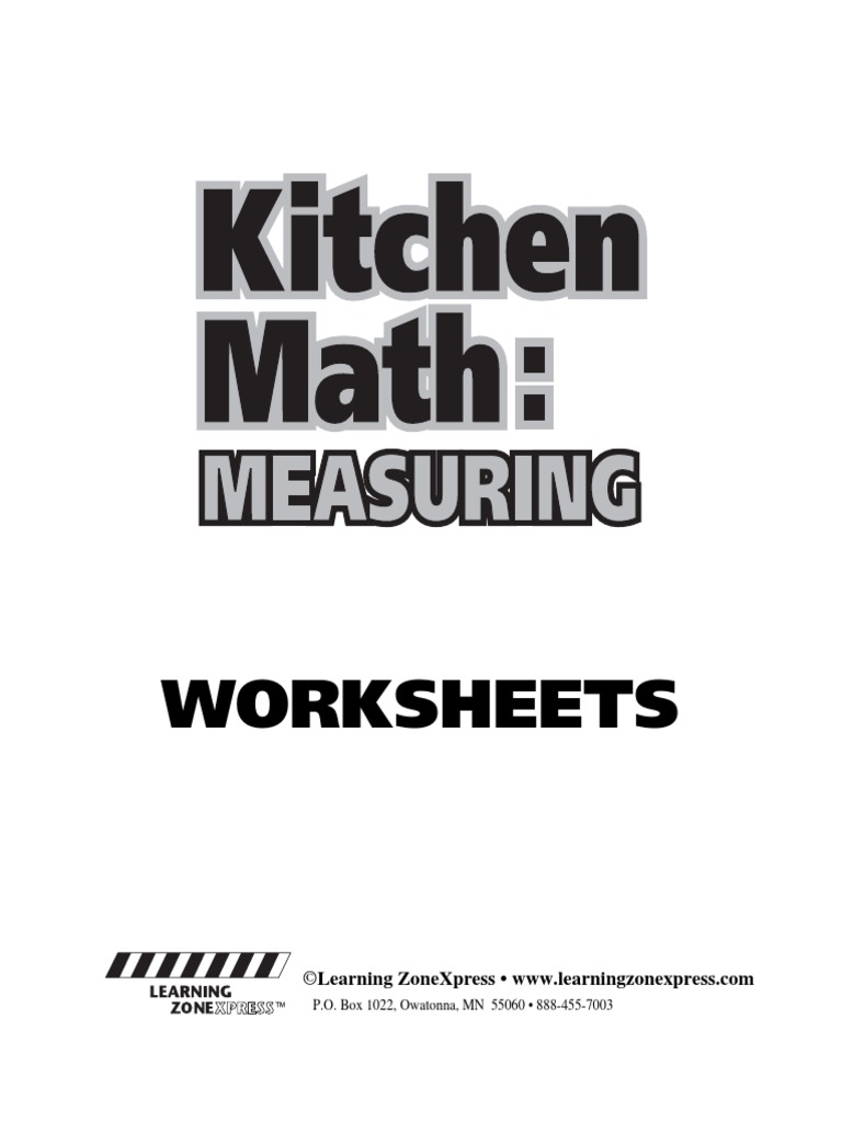 Microsoft Word - Kitchen Math W PDF | PDF | Pint | Teaspoon