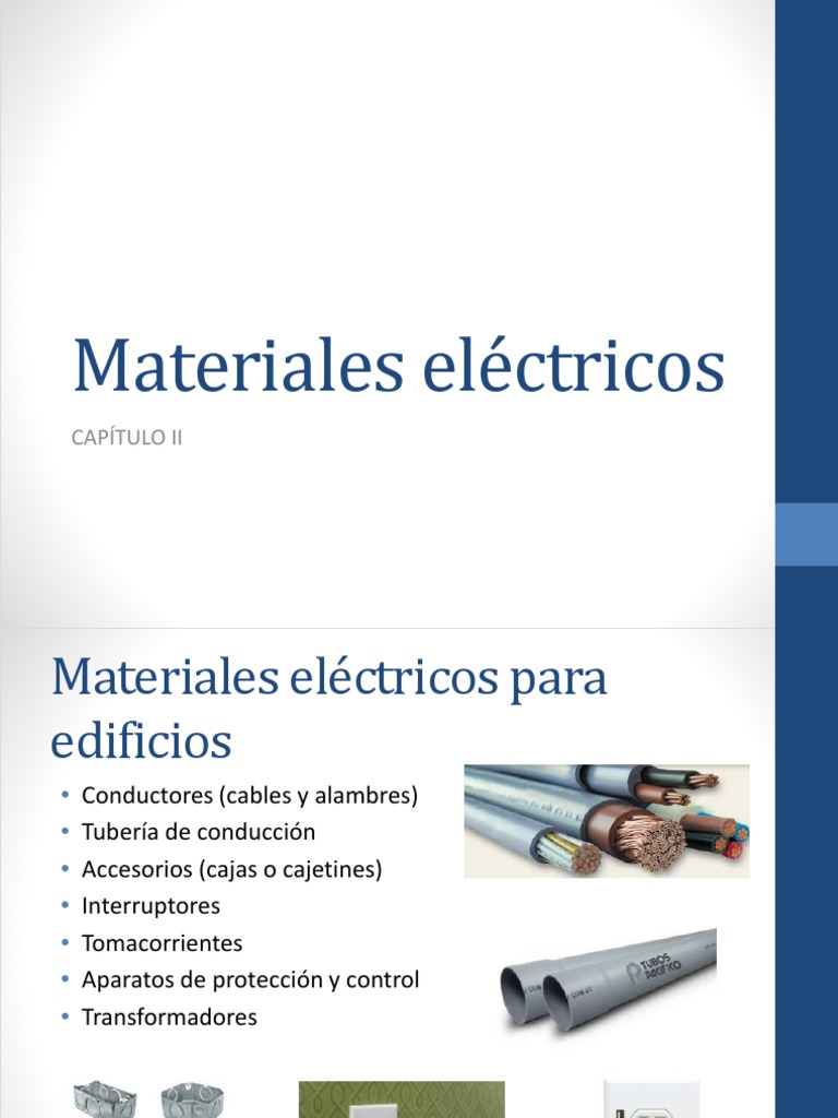 Cap 2 Materiales Electricos | PDF | Corriente eléctrica | Aislador ...