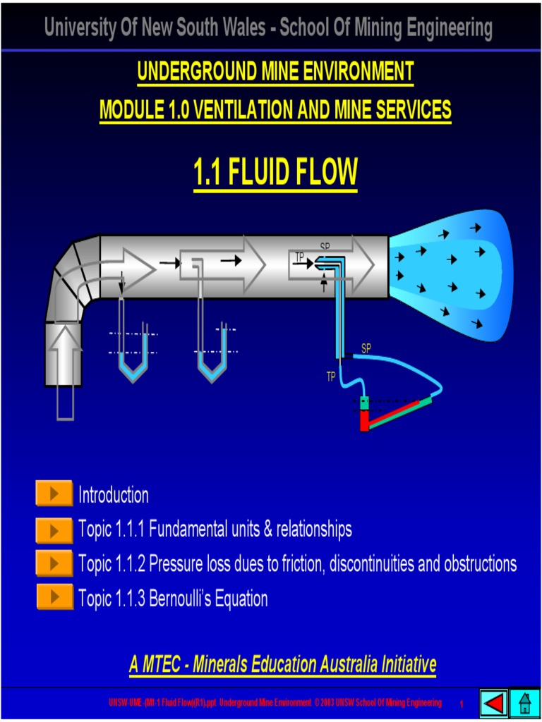 Unsw Ume m1 Vent&Mineserv Powerpoint | PDF | Pressure | Gases