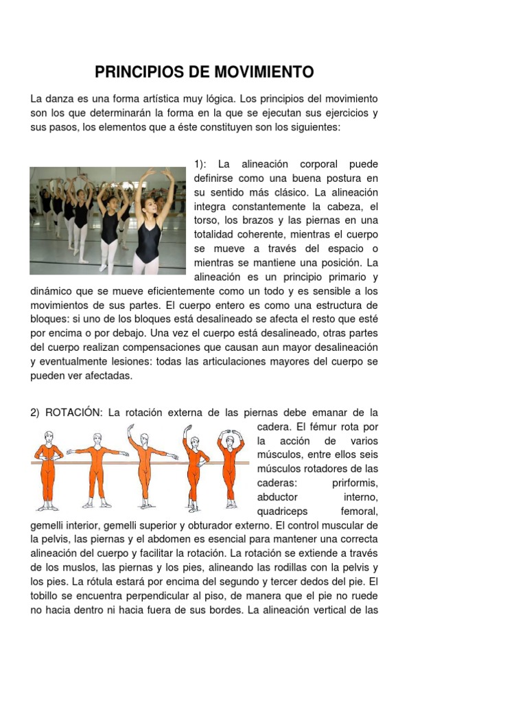 Principios de Movimiento | PDF | Pie | Sistema musculoesquelético