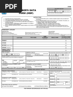 Dafac Form | PDF | Welfare | Social Programs
