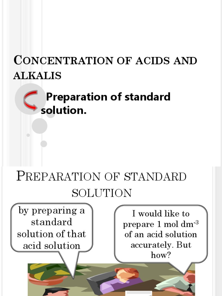 Preparing STD Solution | PDF | Science & Mathematics | Technology ...