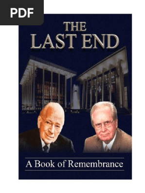 The Last End - A Book of Remembrance | PDF The Last End - A Book of Remembrance | PDF