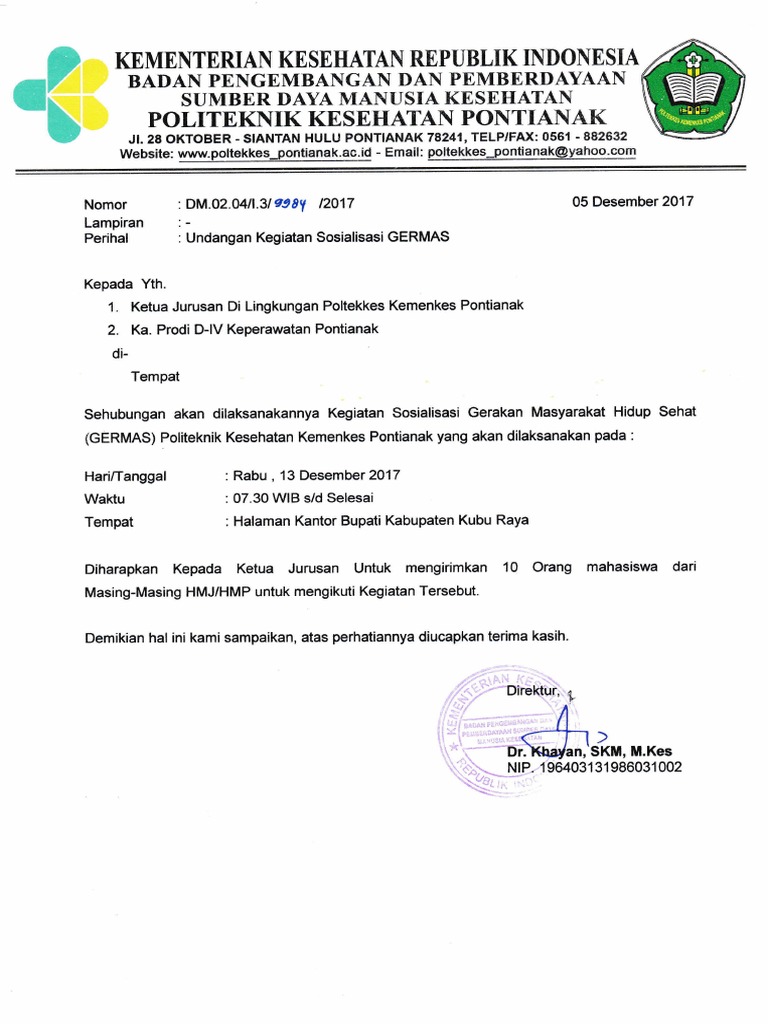 Undangan Germas | PDF