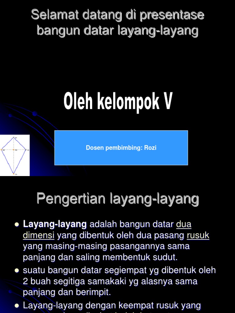 Pengertian dan Rumus Layang-Layang | PDF | Griya & Taman | Sains ...