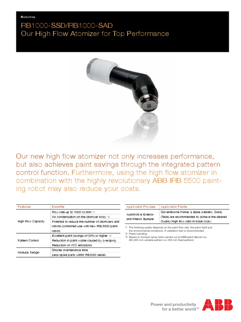 RB 1000-SSD | PDF | Paint | High Voltage