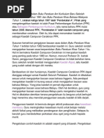 Kaedah BIJAK Dan CEPAT MEMBACA Untuk Murid Prasekolah | PDF