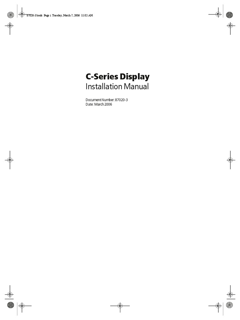 C Series Installation Instructions 87020 3 en | PDF | Electromagnetic ...
