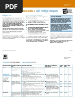 Risk Assessment For Road Haulage | PDF | Occupational Safety And Health ...