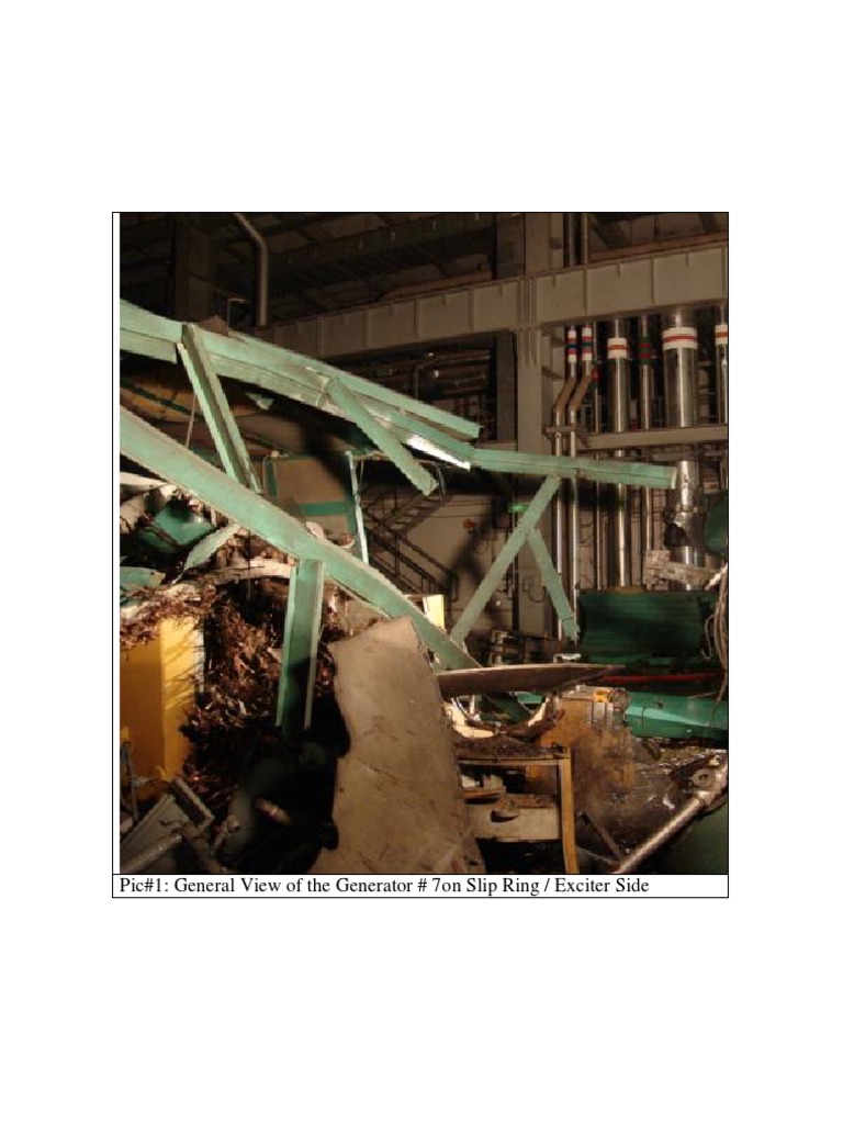 Pic#1: General View of The Generator # 7on Slip Ring / Exciter Side | PDF