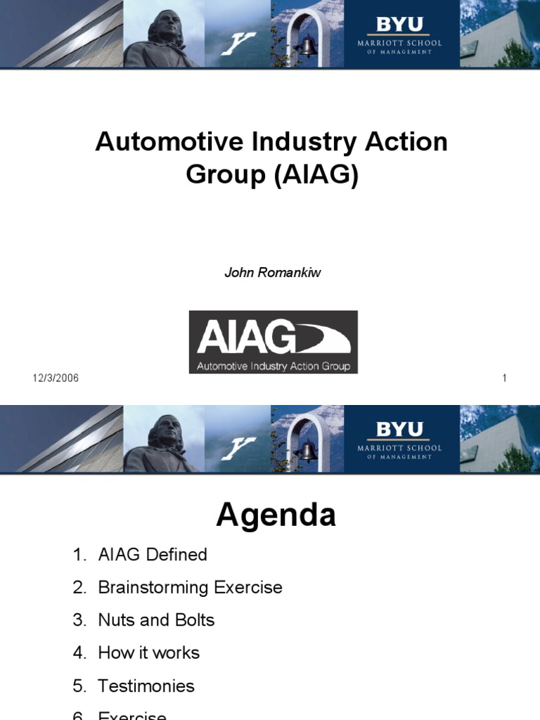 Automotive Industry Action Group (AIAG) : John Romankiw | Download Free ...